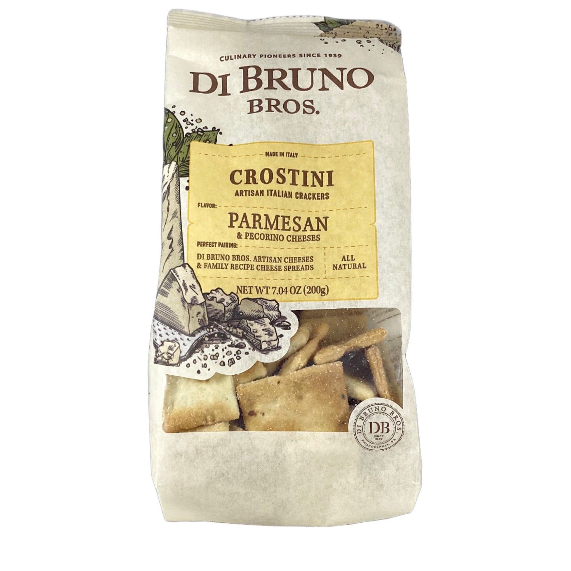 DiBruno Brothers Parmesan & Pecorino Cheese Crostini | Fromage llc