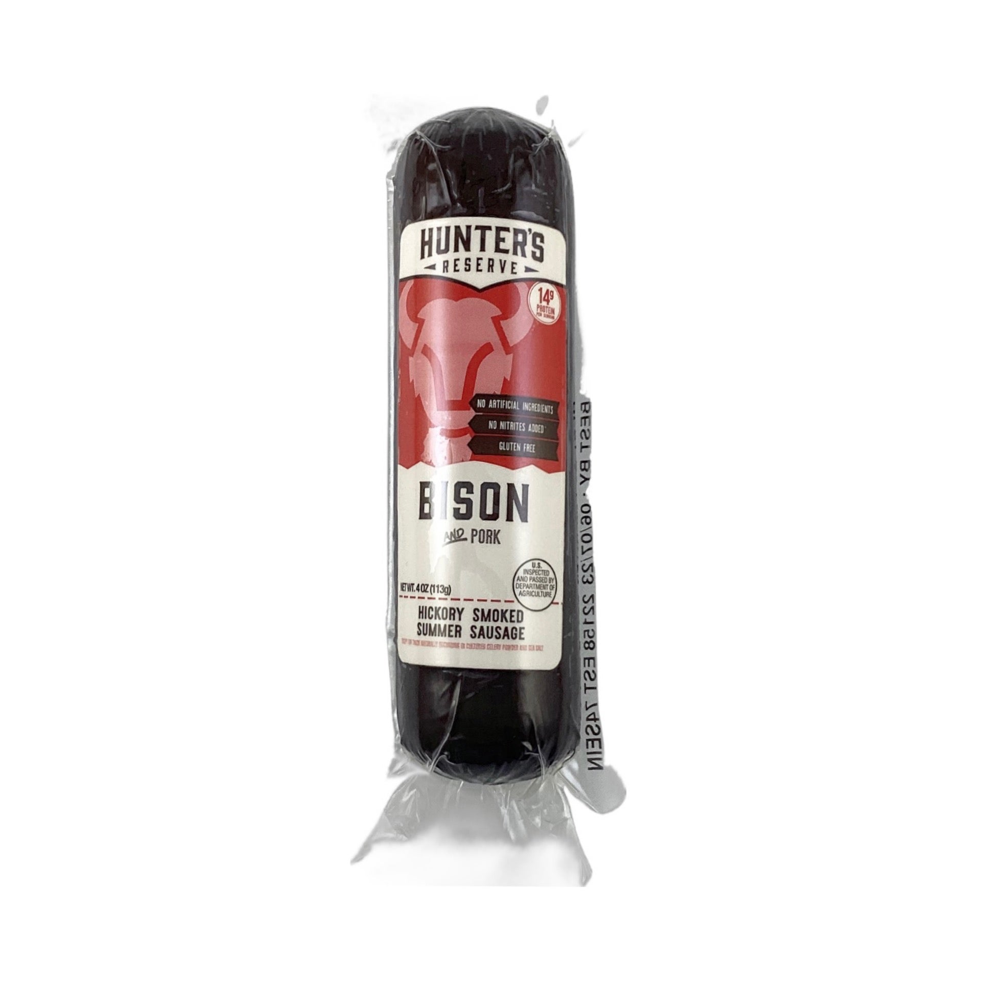 Hunters Reserve Bison Summer Sausage 4oz | Fromage llc